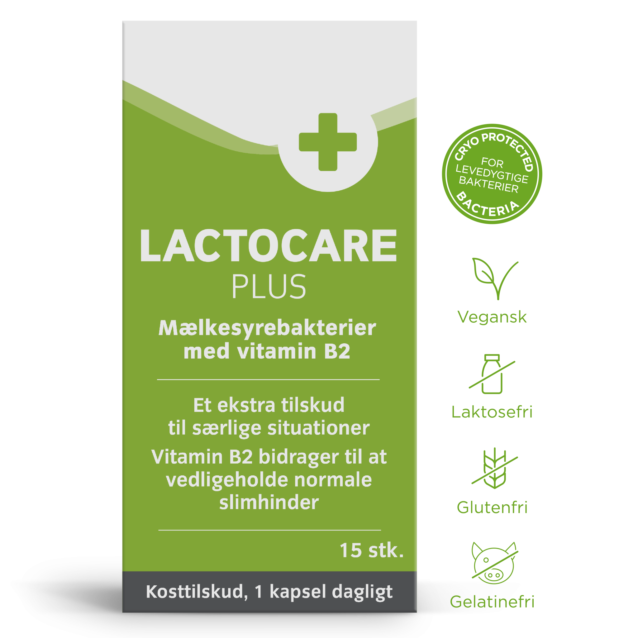 Lactocare Plus kosttilskud kapsler | Altid Lave Priser på Ugleapotek.dk